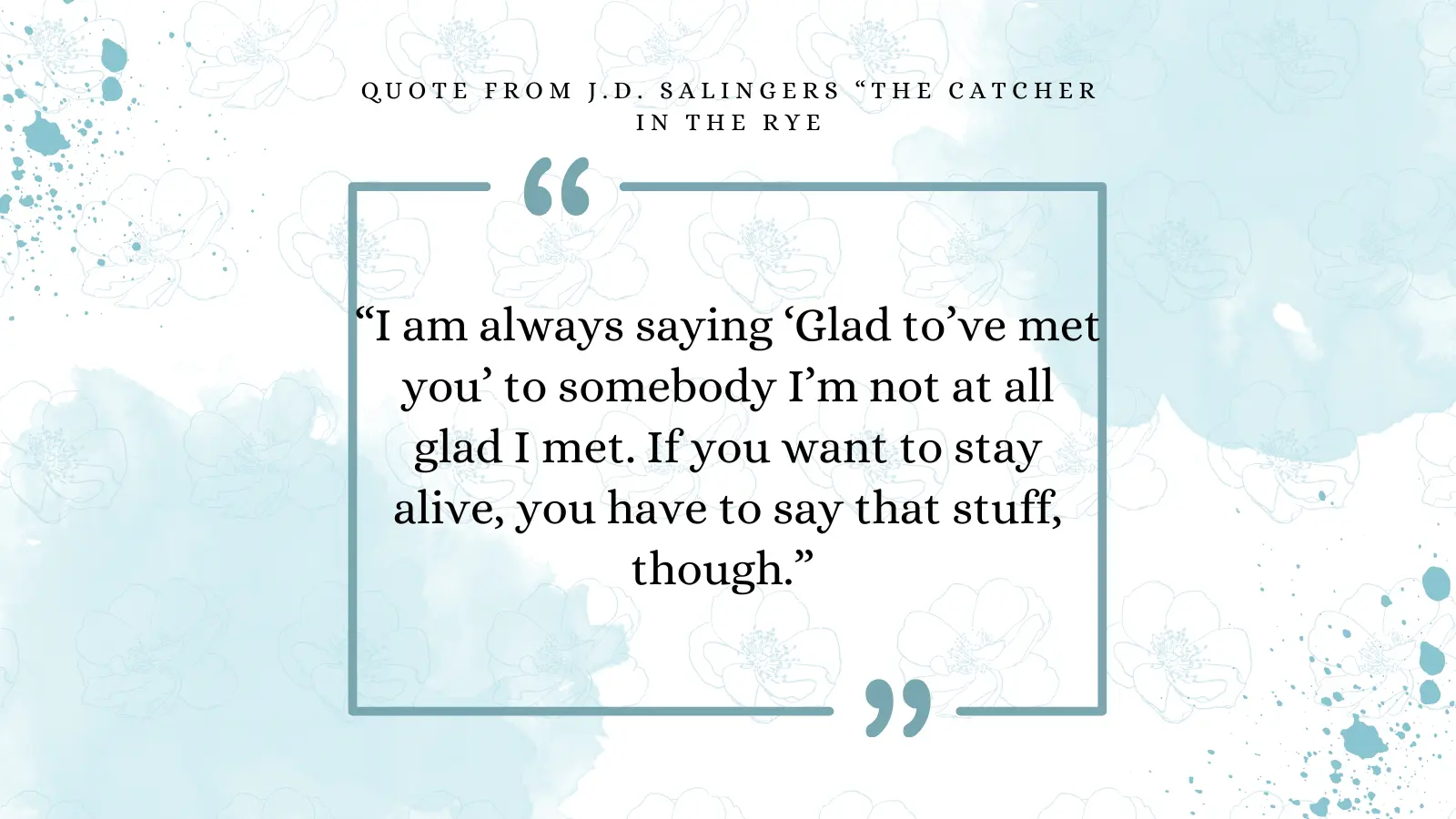 The Catcher in the Rye (by J. D. Salinger) – Love Books Review